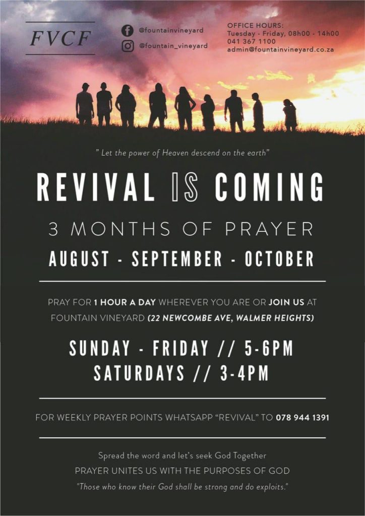 90 Days Of Prayer For World Revival Launching In PE On August 1 - JOY! News